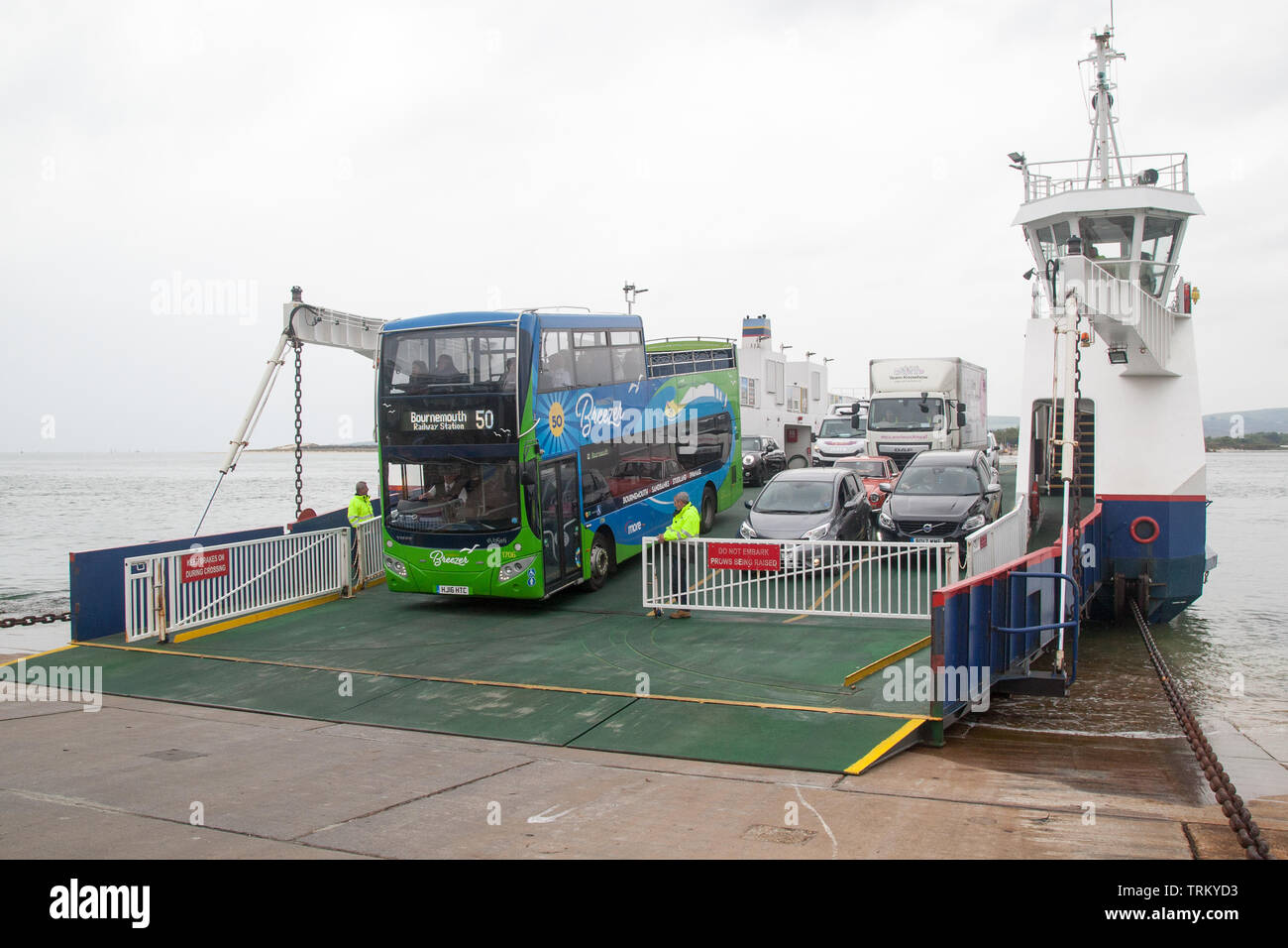 Poole harbour ferries Dorset Stock Photo - Alamy