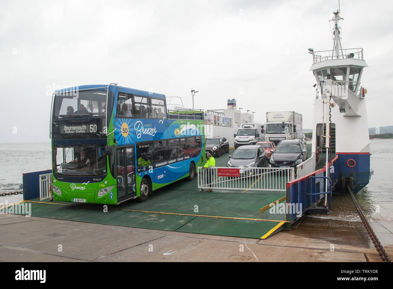 Poole harbour ferries Dorset Stock Photo - Alamy