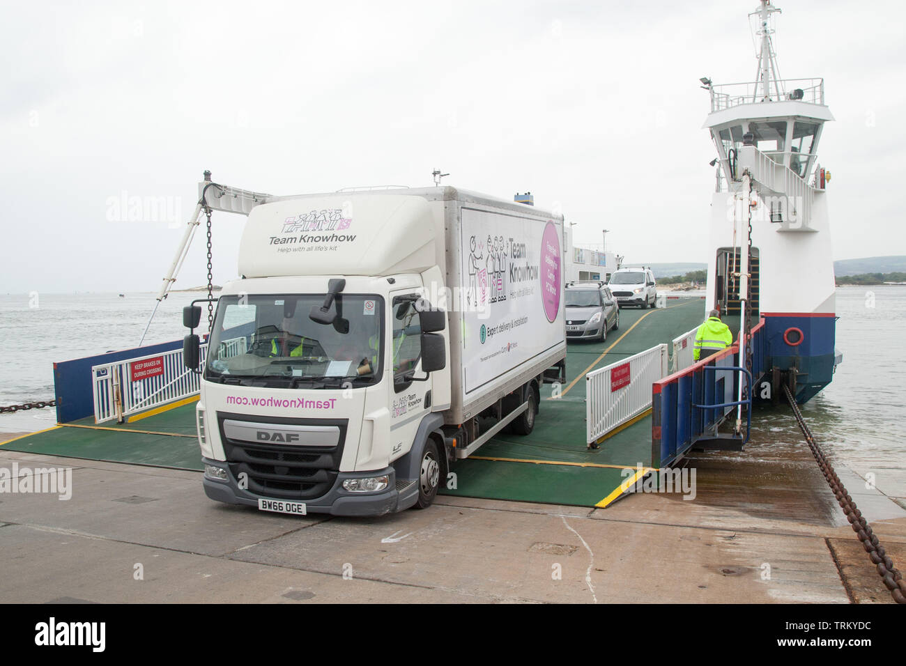 Poole harbour ferries Dorset Stock Photo - Alamy