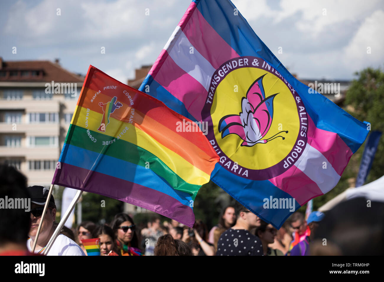 Sofia, Bulgaria - June 08, 2019: Sofia Pride is the biggest annual event dedicated to the ...