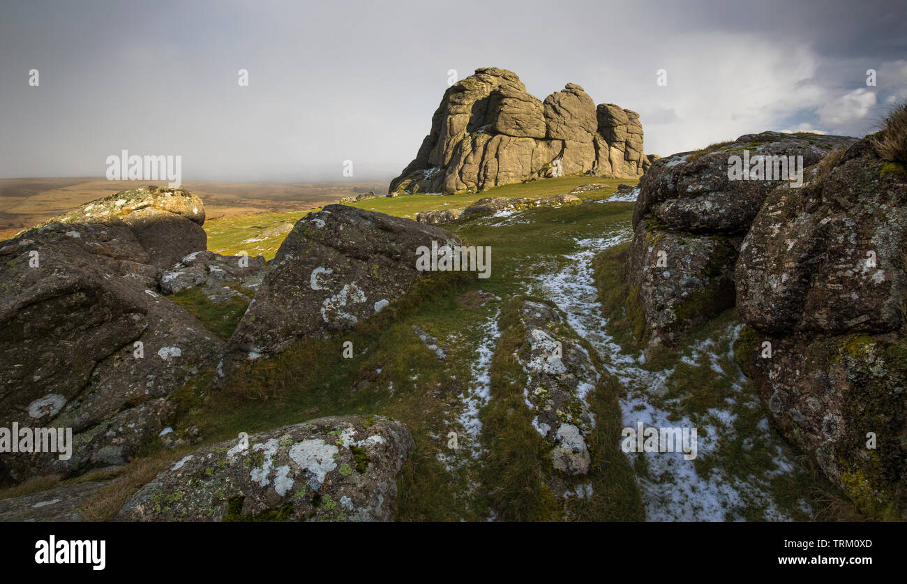Haytor, Dartmoor, Devon, UK Stock Photo - Alamy