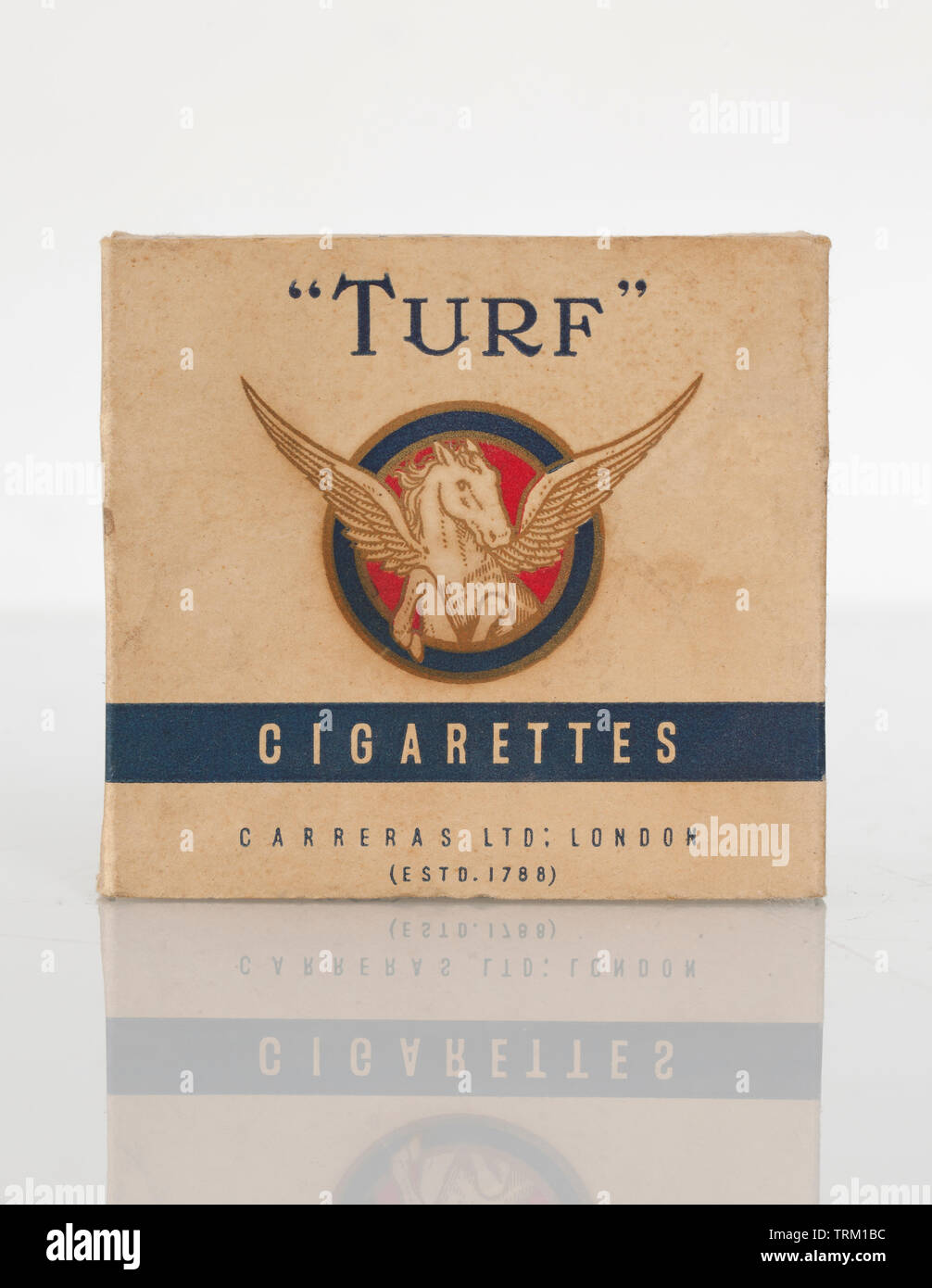 A Pack of Vintage TURF Cigarettes Stock Photo - Alamy