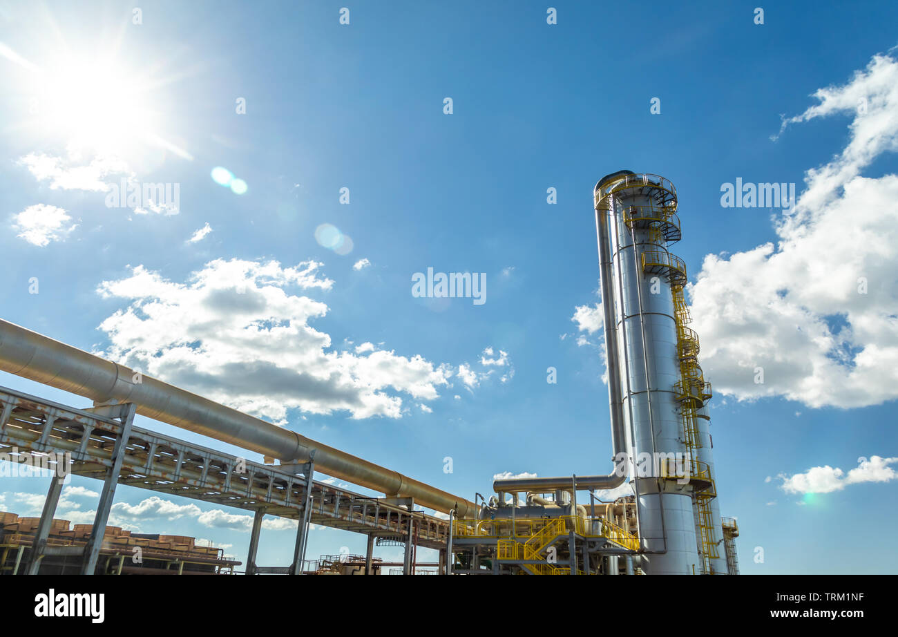 industrial distillery in cane and alcohol factory Stock Photo - Alamy