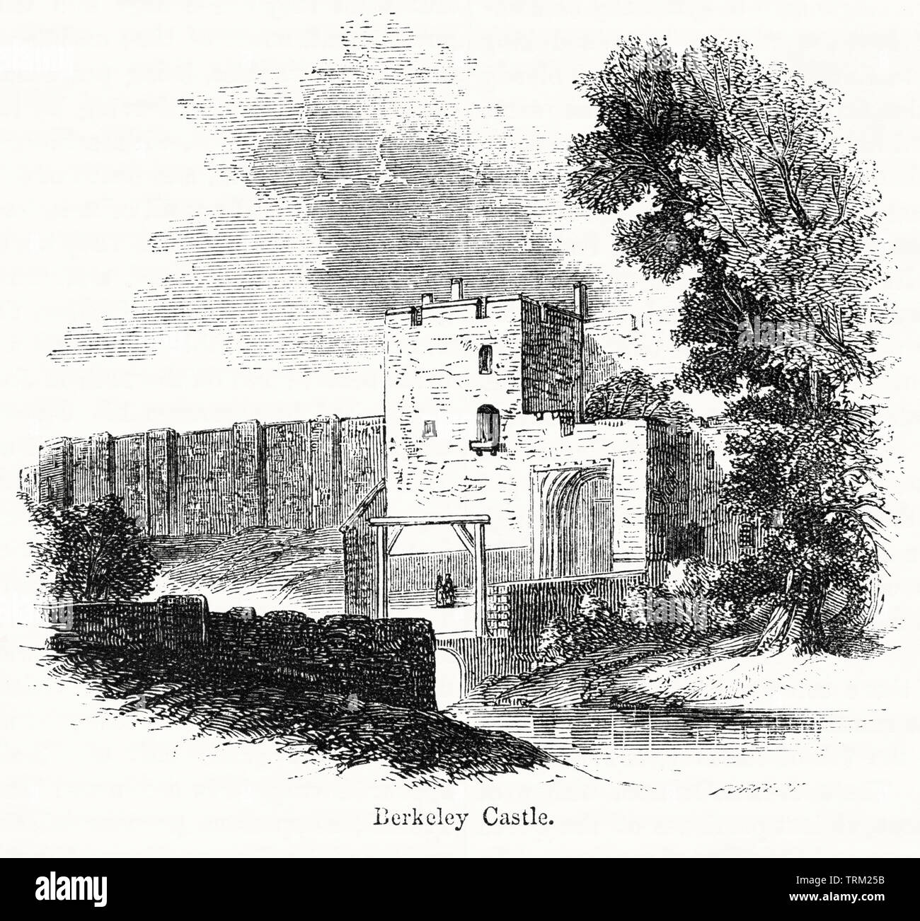 Berkeley Castle, Illustration from John Cassell's Illustrated History ...
