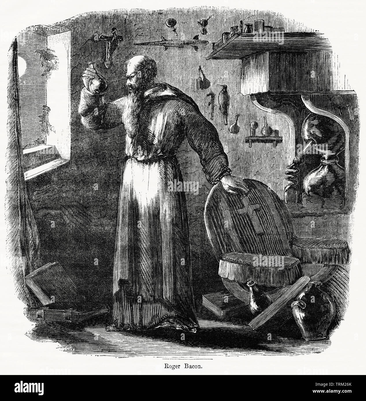 Roger Bacon, 13th century English philosopher and Franciscan friar ...