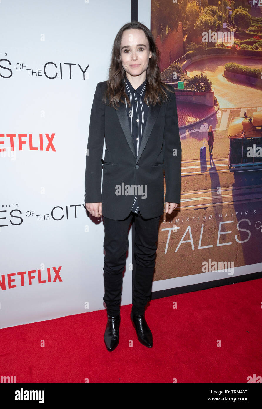 New York, NY - June 4, 2019: Ellen Page (Elliot Page) attends Tales of ...