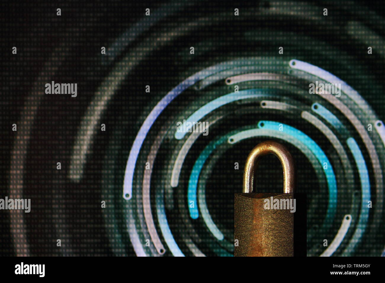 Padlock closed. padlock placed in front of circular defocus bokeh light ... Padlock closed. padlock placed in front of circular defocus bokeh light ...