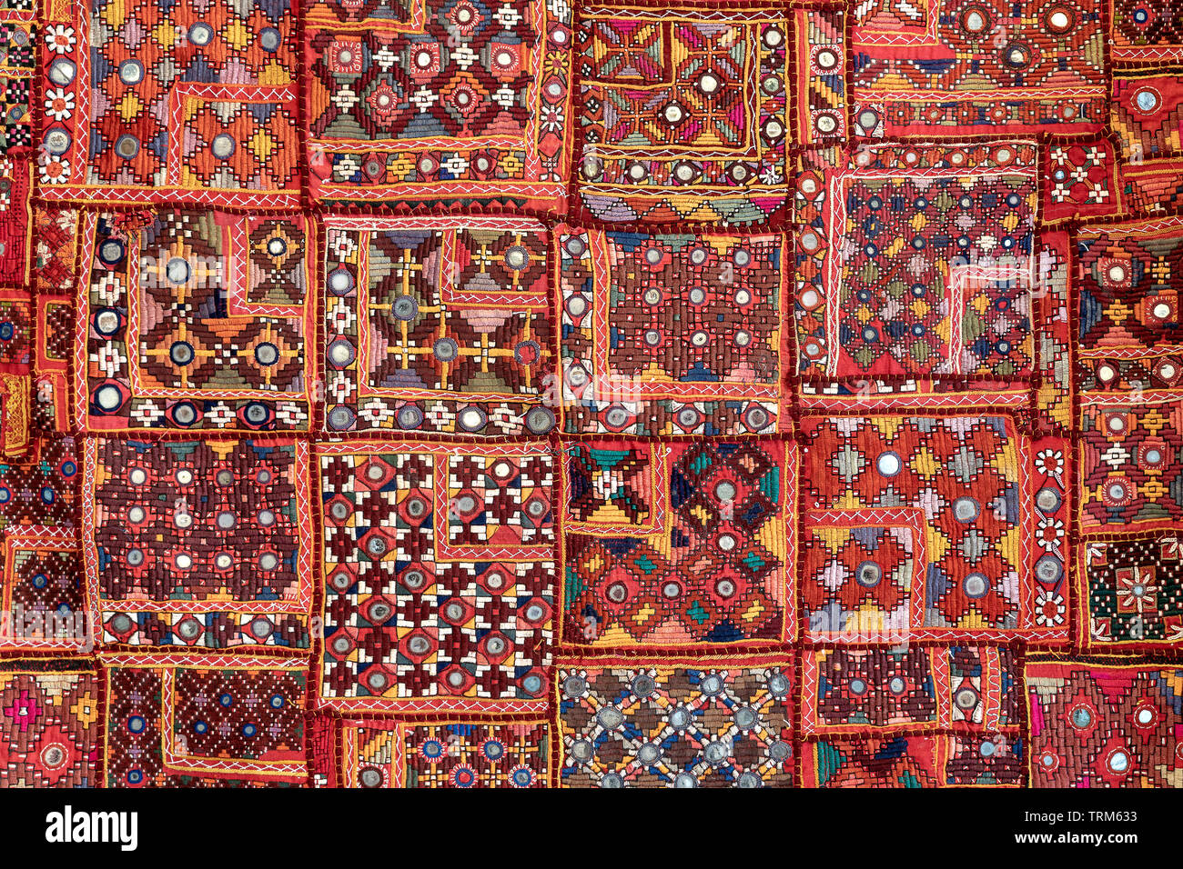 Indian patchwork quilt hi-res stock photography and images - Alamy