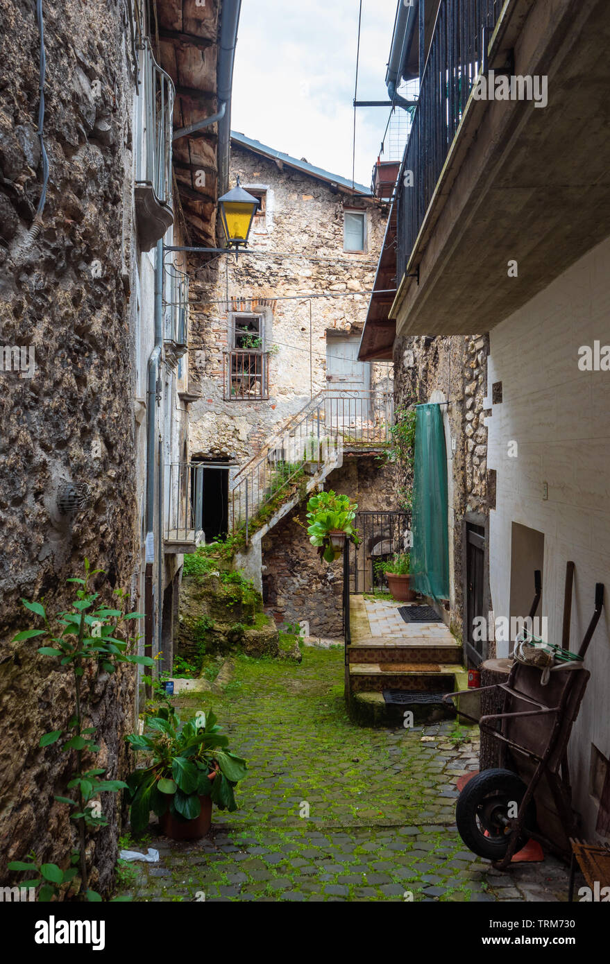 Assergi (Abruzzo, Italy) - A small charming medieval village surrounded ...