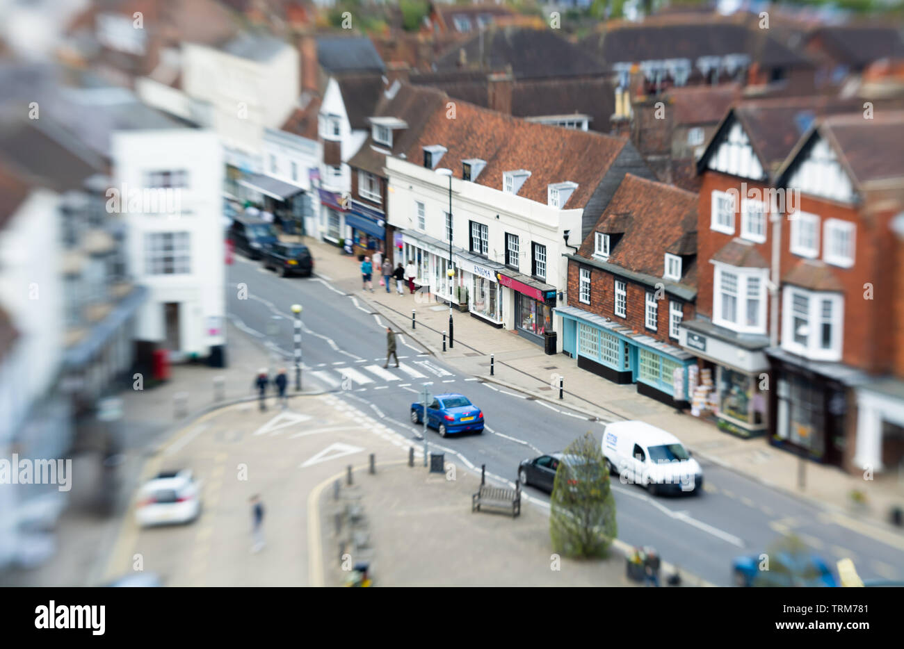 High street shops in battle hi-res stock photography and images - Alamy
