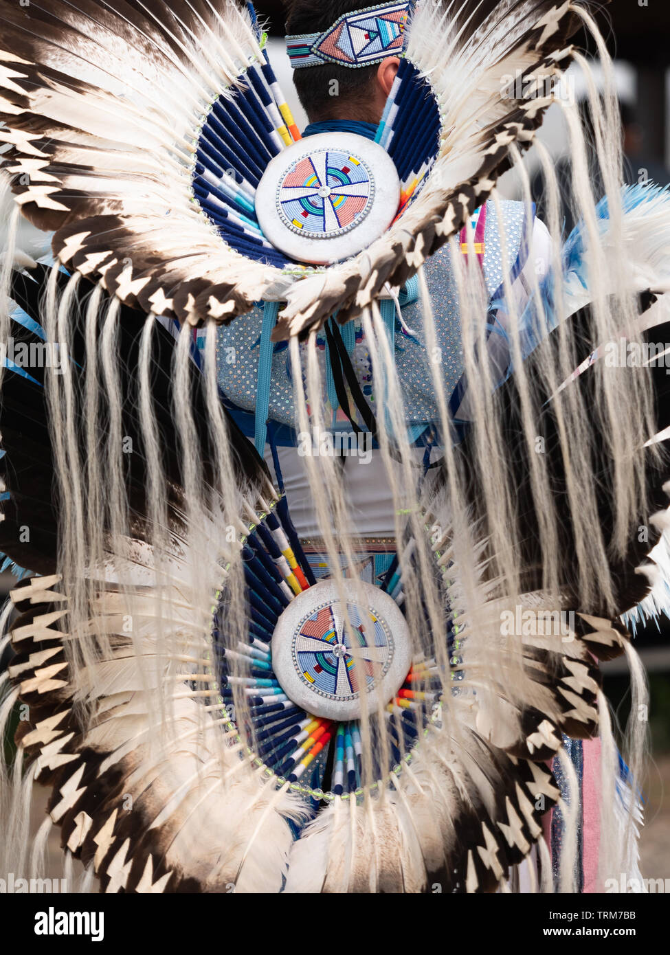 Native American Fancy Dance Bustle Native American Bustle Hi Res Stock