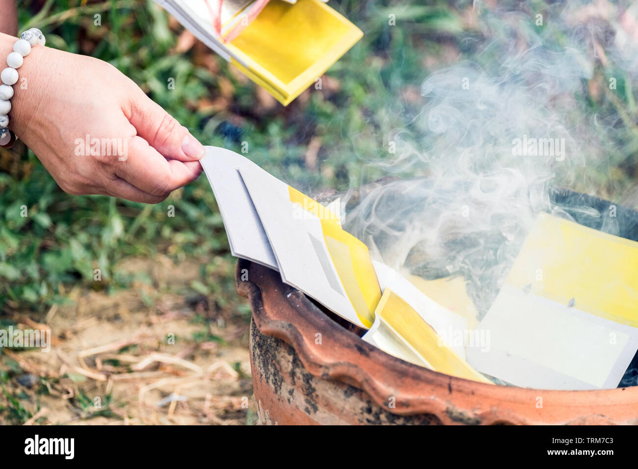 Incense burn foil hi-res stock photography and images - Alamy
