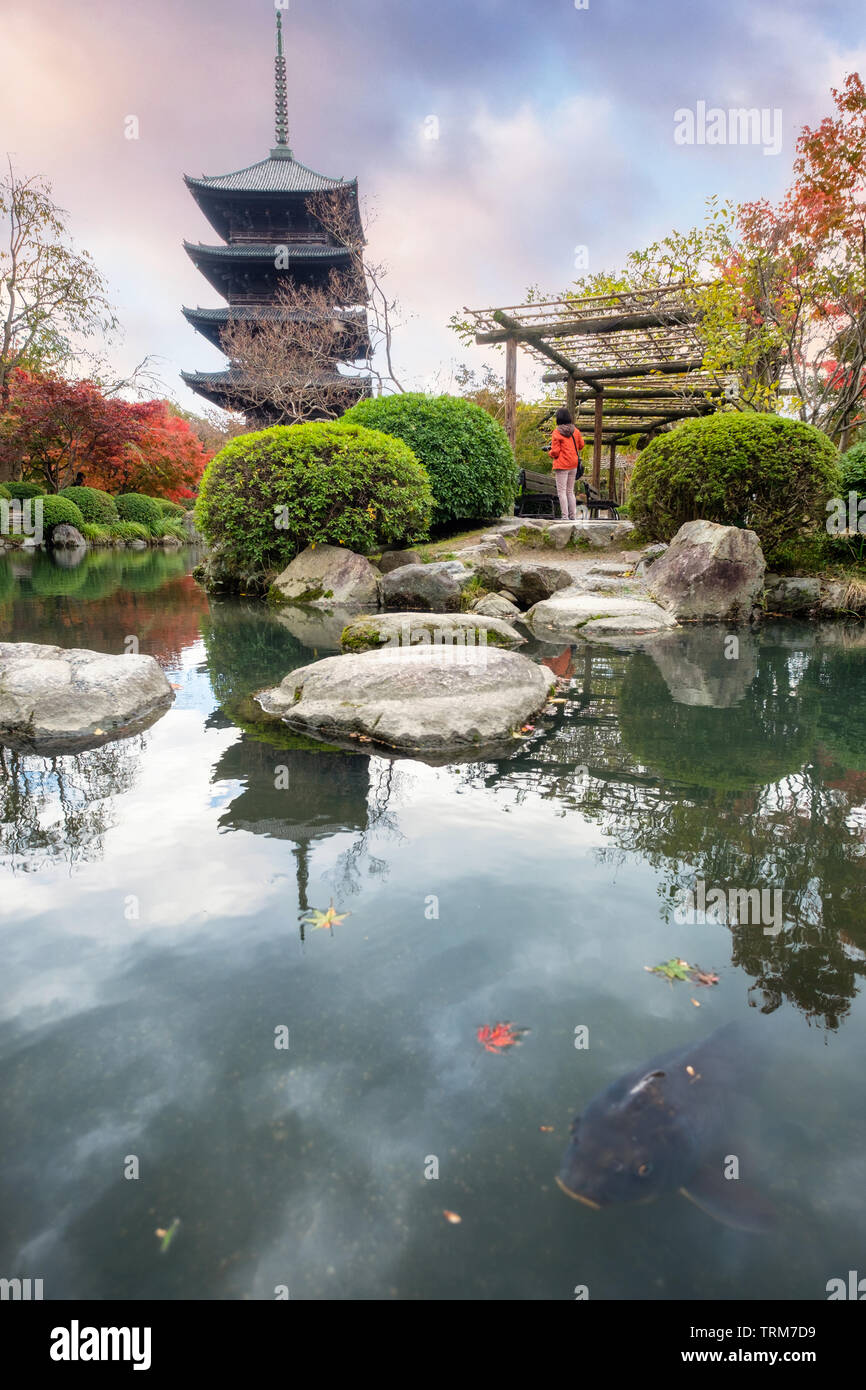 Toji reflection hi-res stock photography and images - Alamy