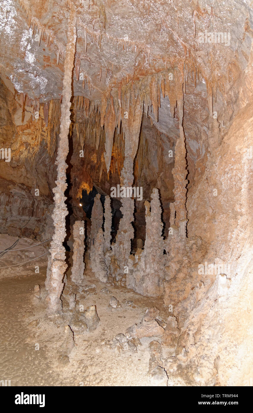 Grotta del Fico - limestone caves complex, Gulf of Orosei, Gennargentu ...
