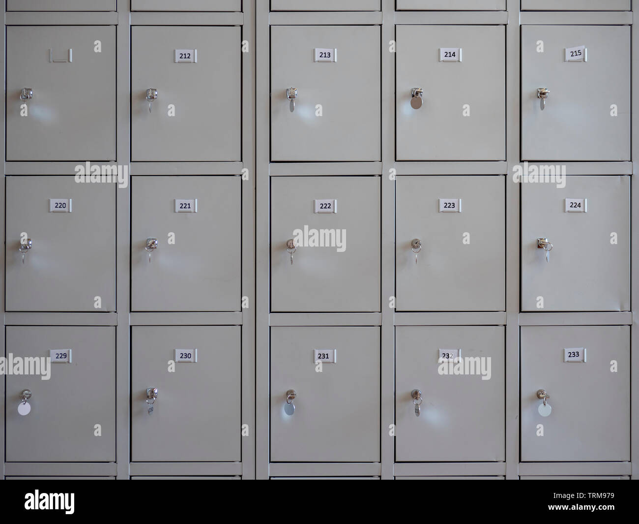 Gym Lockers High Resolution Stock Photography and Images - Alamy