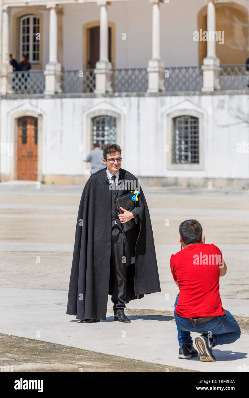 Graduate from Coimbra University Stock Photo - Alamy
