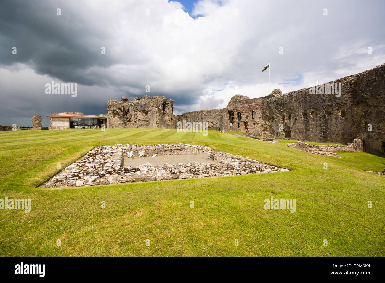 The ruins of Denbigh Castle built in the 13th century by Henry the ...