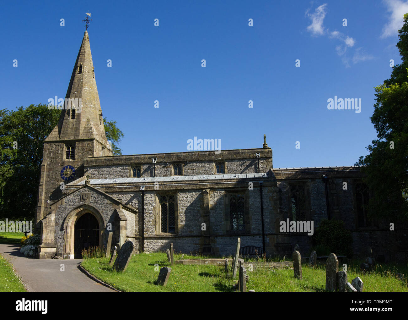 Taddington village derbyshire hi-res stock photography and images - Alamy