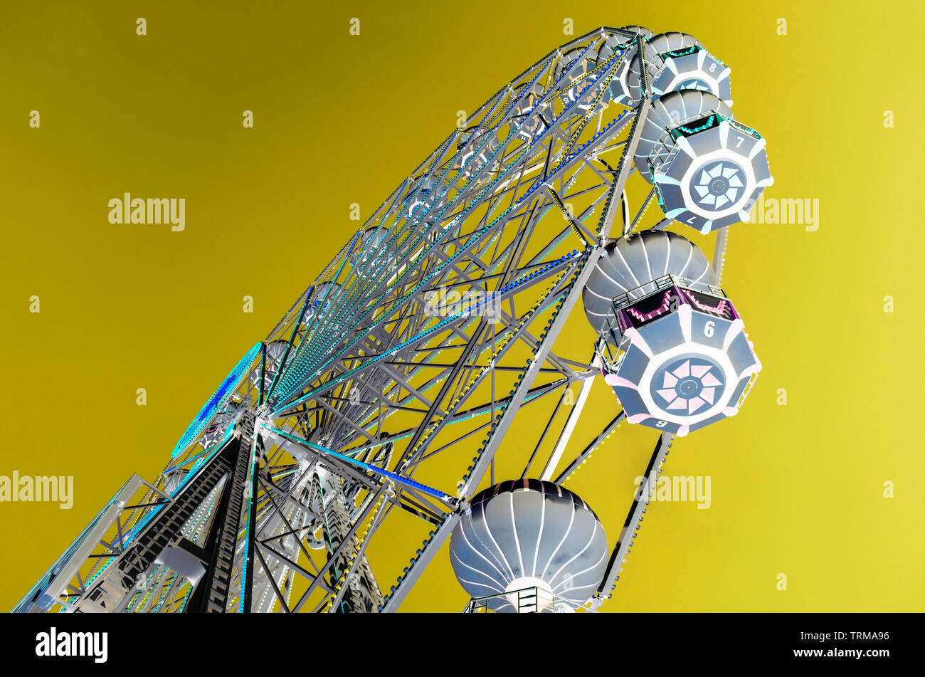 Ferris Wheel, Izmir,Turkey Stock Photo - Alamy
