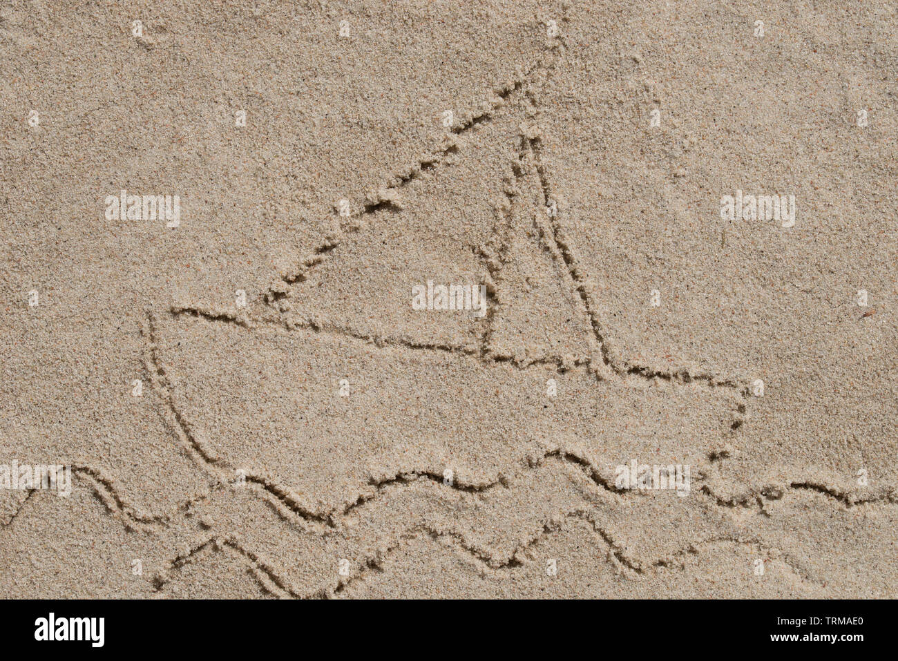 Drawing sail boat hi-res stock photography and images - Alamy