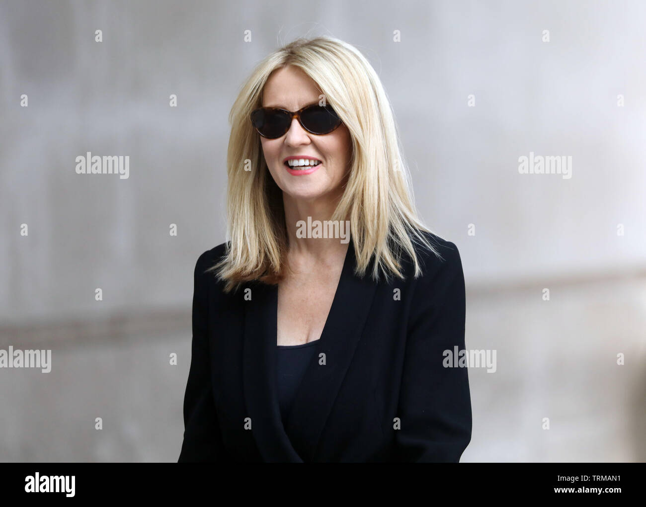 Pic shows: Andrew Marr Show 9.6.19 Esther McVey arrives On the show ...