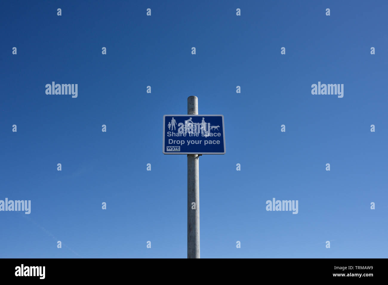Share the space drop your pace sign hi-res stock photography and images ...