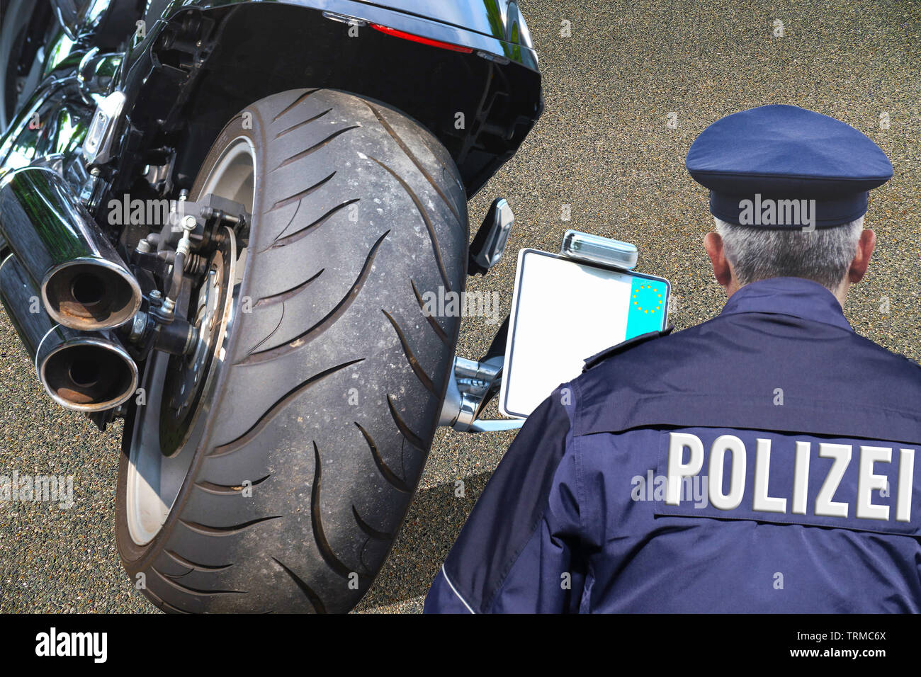German police motorcycle hi-res stock photography and images - Alamy
