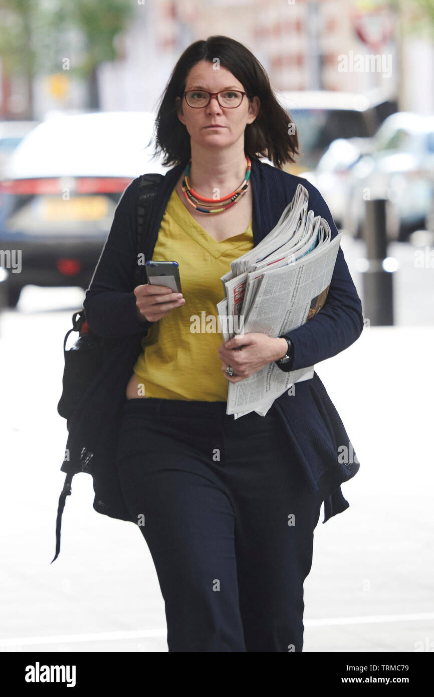 London, UK. 9th June, 2019. Pippa Crerar, political editor of the Daily ...