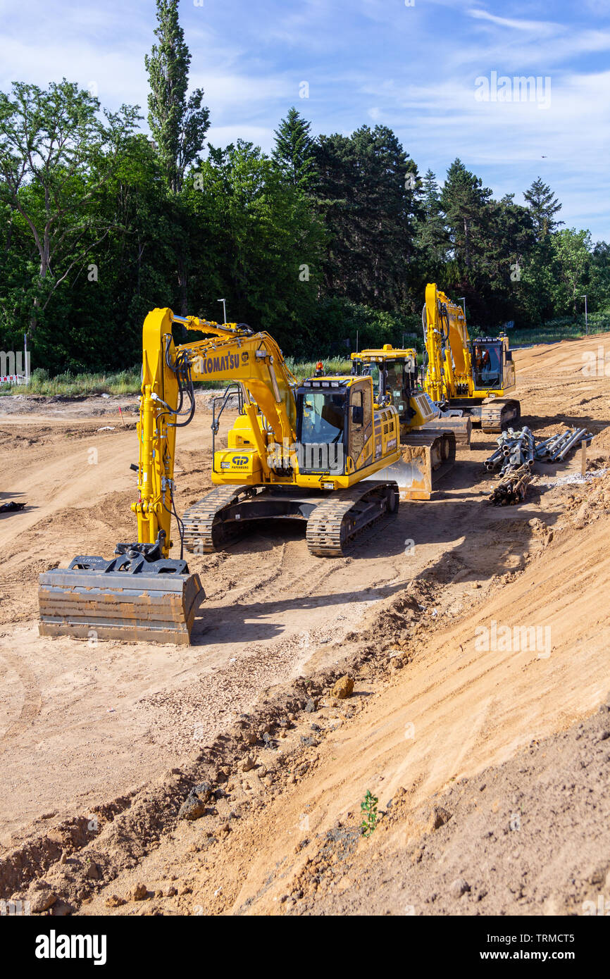 Construction site stands hi-res stock photography and images - Alamy