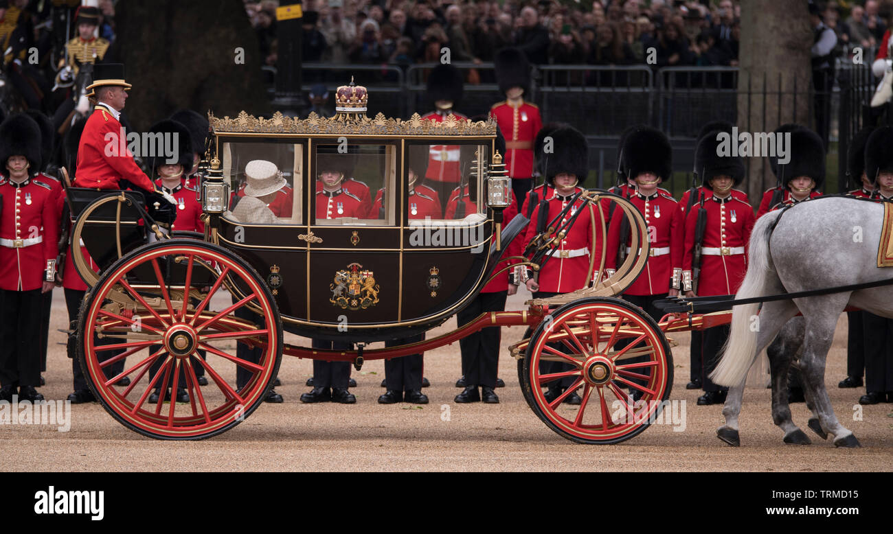 Horse Guards Parade. 8th June 2019. Trooping the Colour, the Queen’s ...