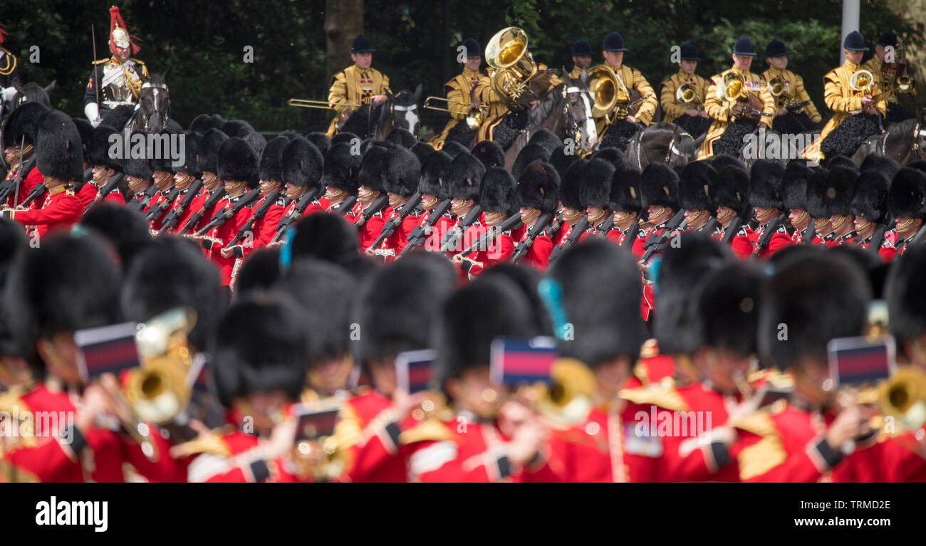 Horse Guards Parade. 8th June 2019. Trooping the Colour, the Queen’s ...