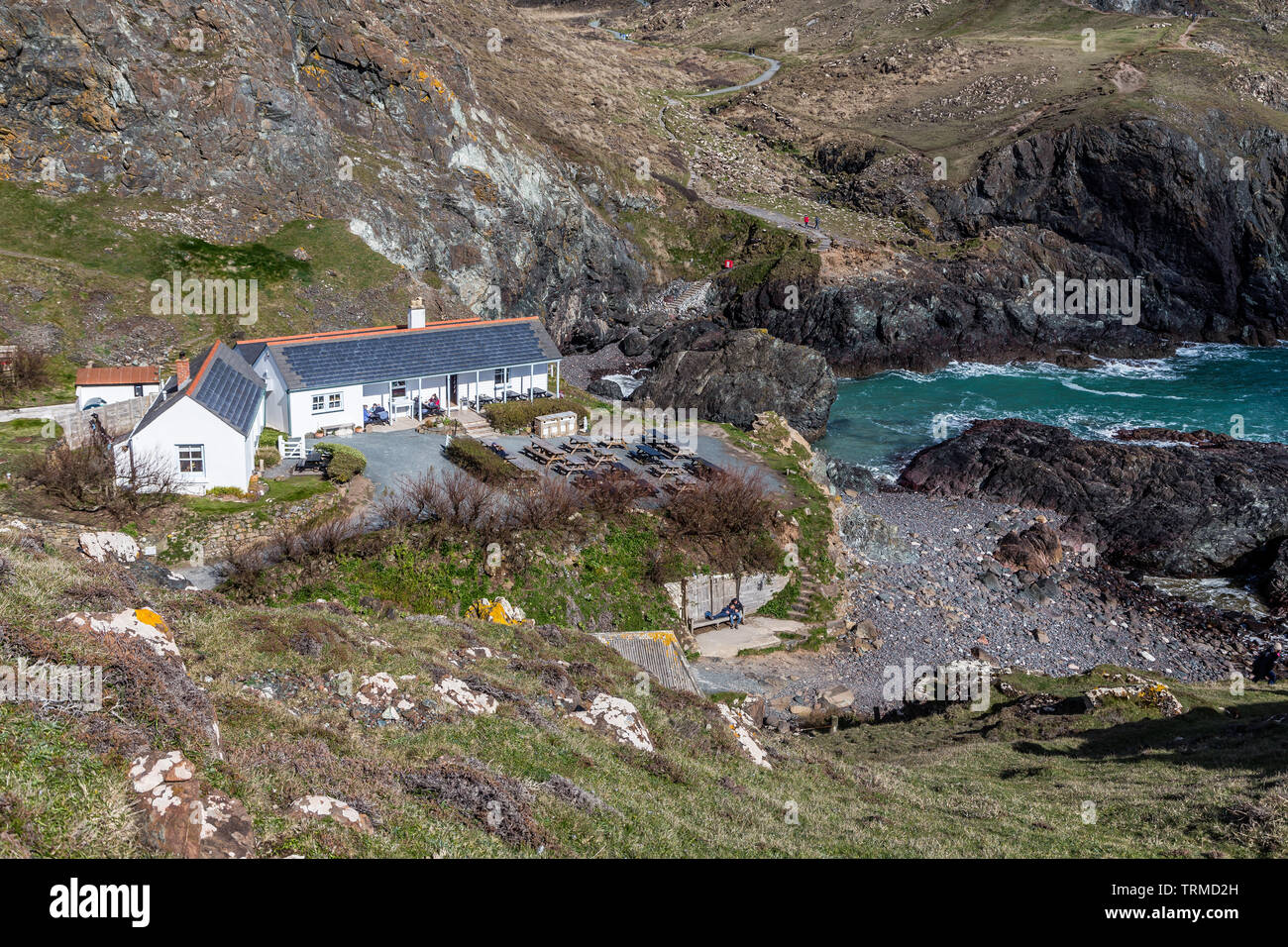 Kynance cove cafe hi-res stock photography and images - Alamy