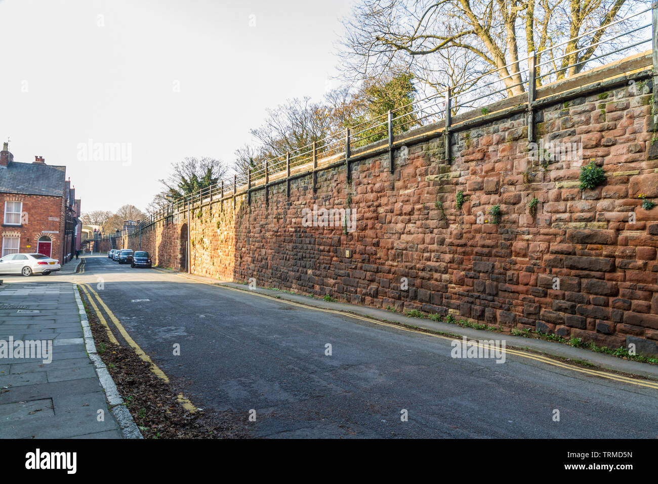 Chester, England, Chester City Wall, landscape Stock Photo - Alamy