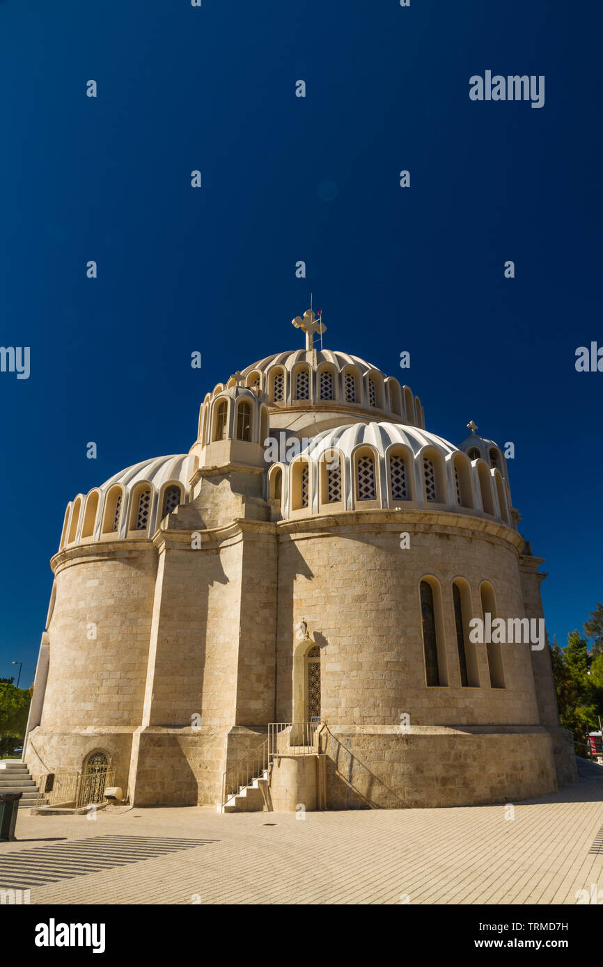 Greek Orthodox Cathedral in Athens with copyspace Stock Photo - Alamy