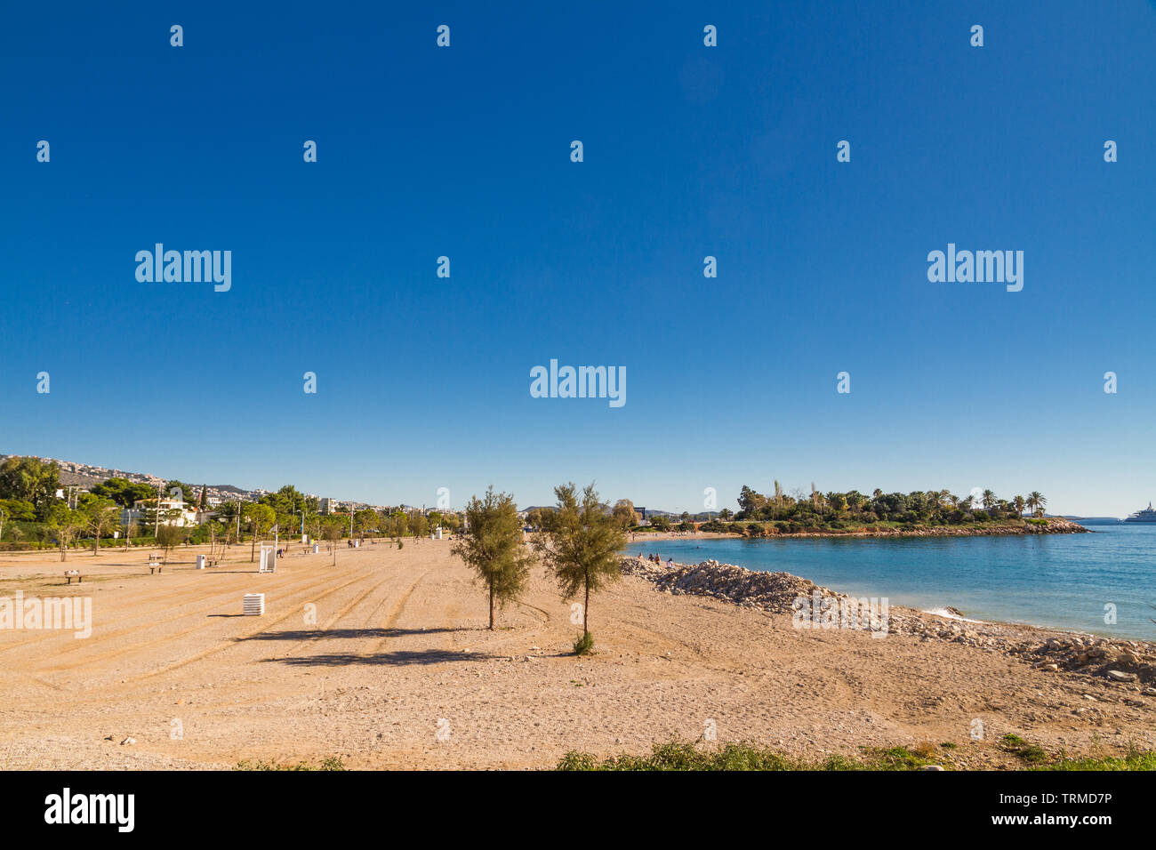 Glyfada beach south of Athens in greece Stock Photo - Alamy