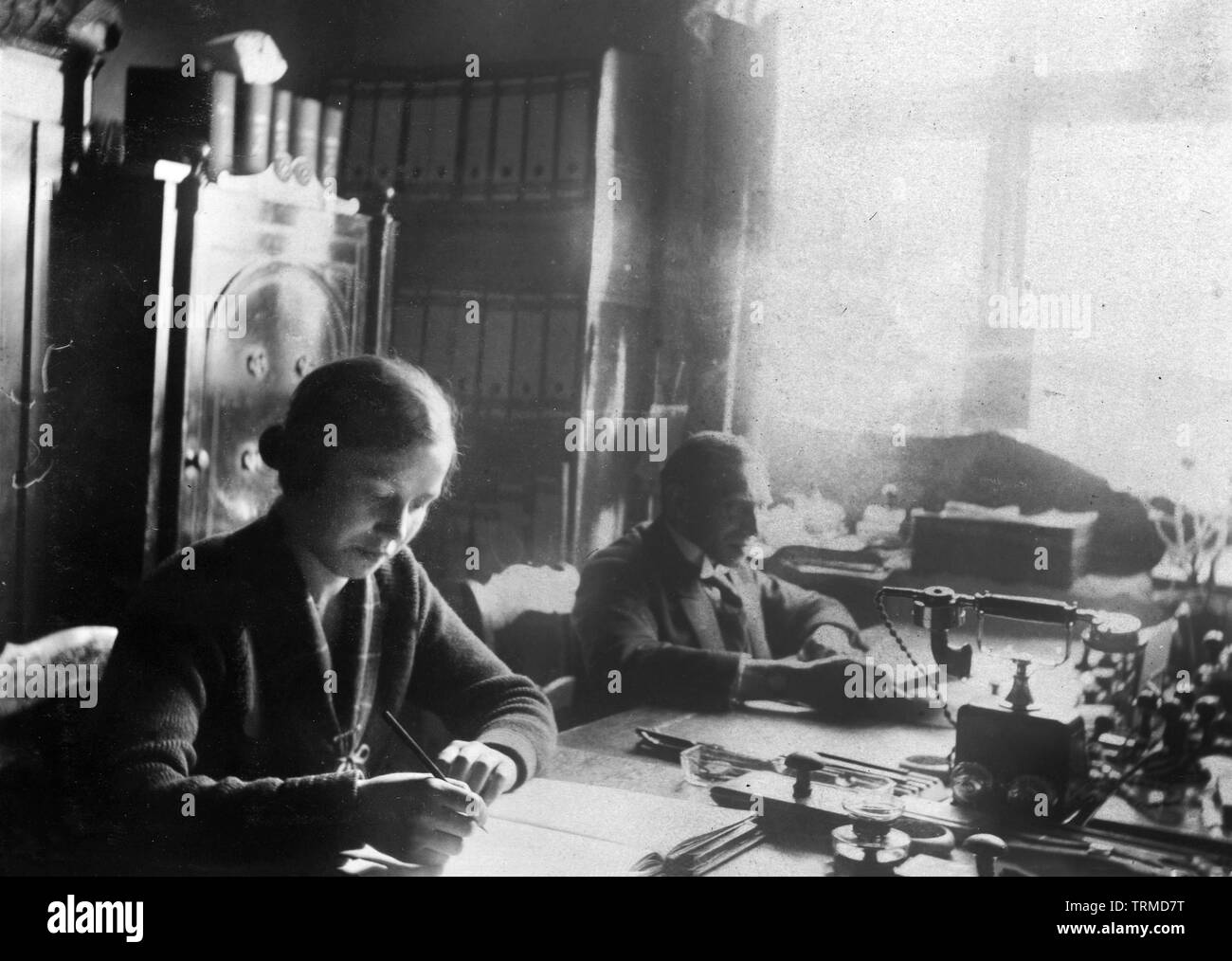 German Works Office 1910 - 1920 Stock Photo - Alamy