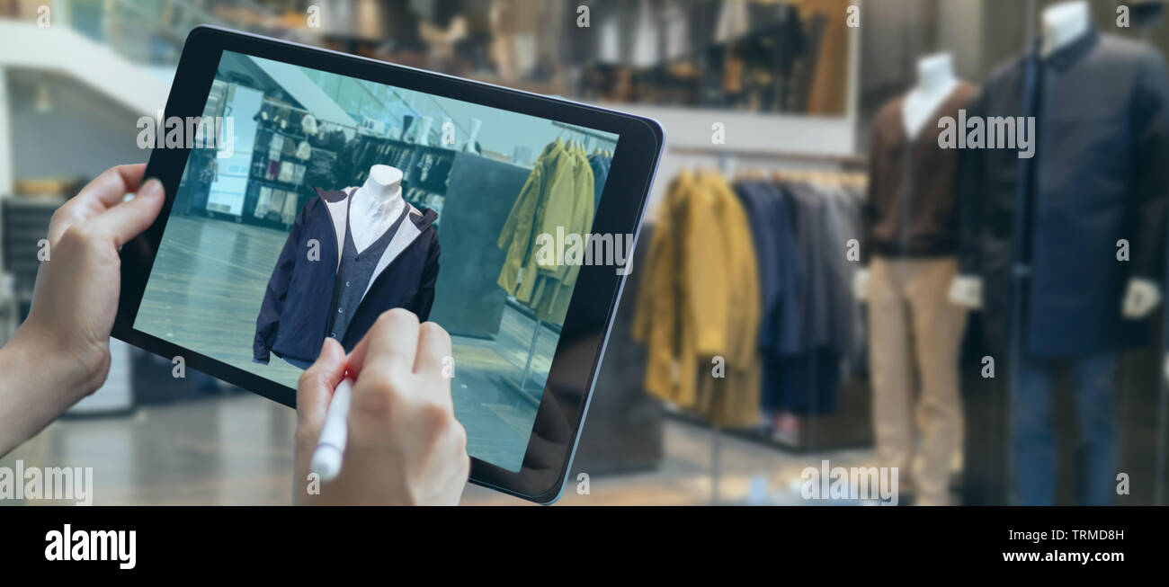 augmented mixed virtual reality to design a clothes in 3D fashion ...