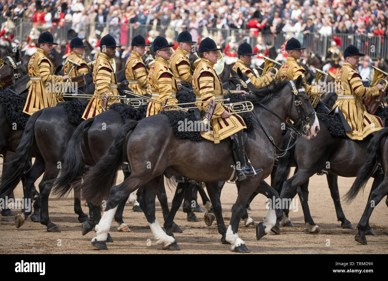 Horse Guards Parade. 8th June 2019. Trooping the Colour, the Queen’s ...