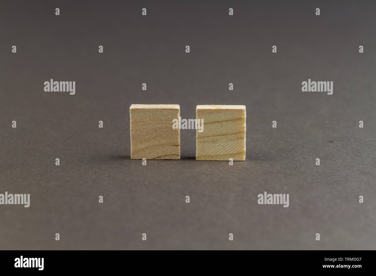 Two wood blocks against dark background, graphic resource, template ...