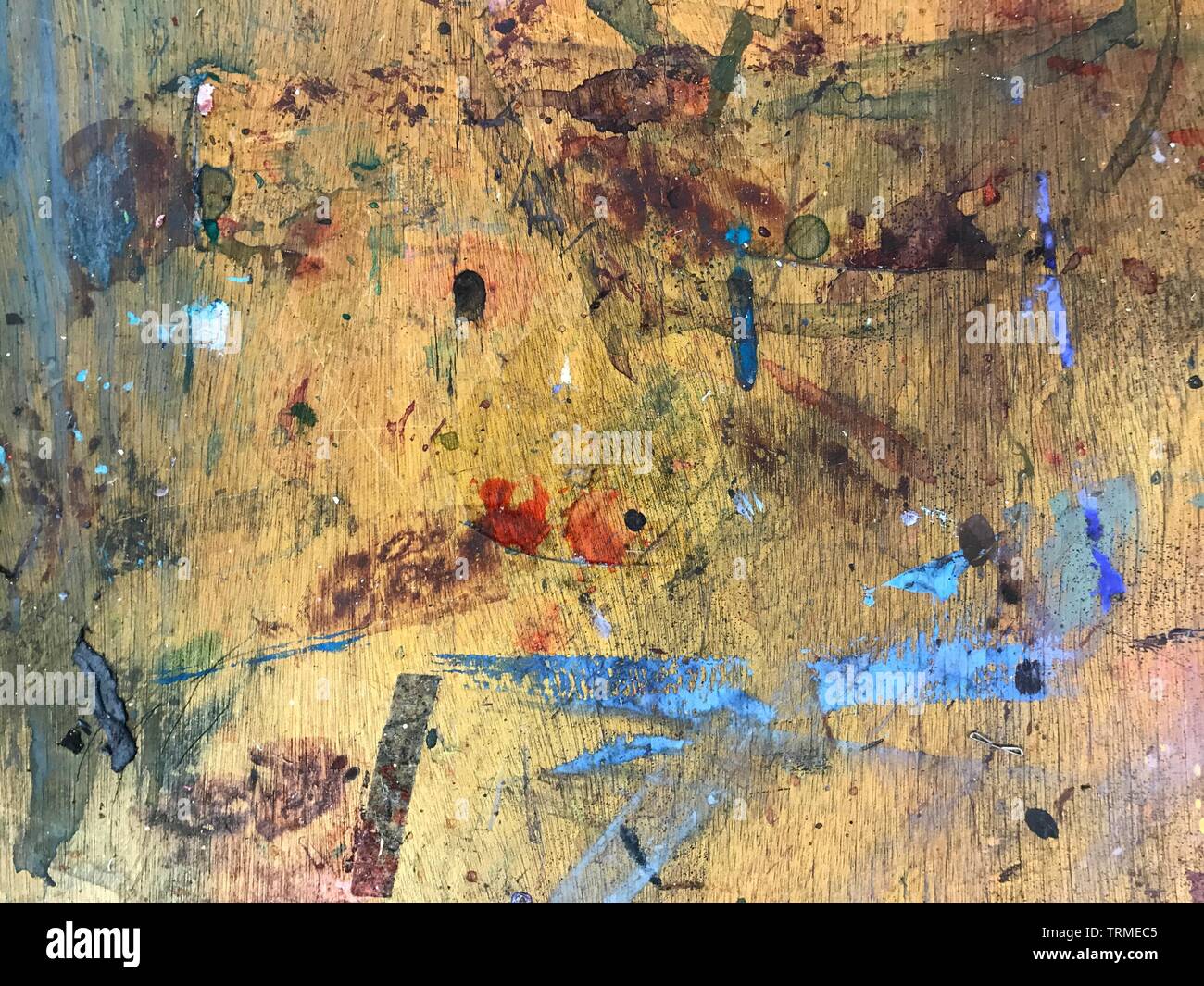 Art, Splashes, Spillage, Paint, Ink, Mess, Studio, Palette, Abstract ...