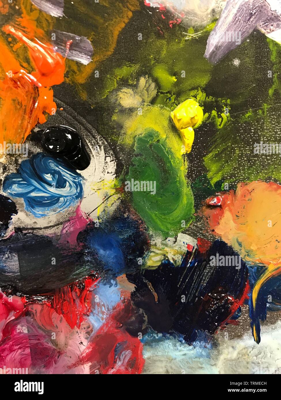 Art, Splashes, Spillage, Paint, Ink, Mess, Studio, Palette, Abstract ...