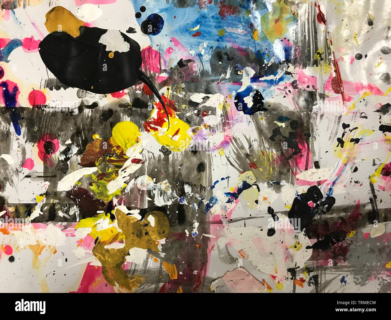 Art, Splashes, Spillage, Paint, Ink, Mess, Studio, Palette, Abstract ...