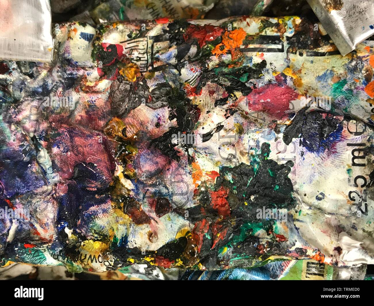 Art, Splashes, Spillage, Paint, Ink, Mess, Studio, Palette, Abstract ...