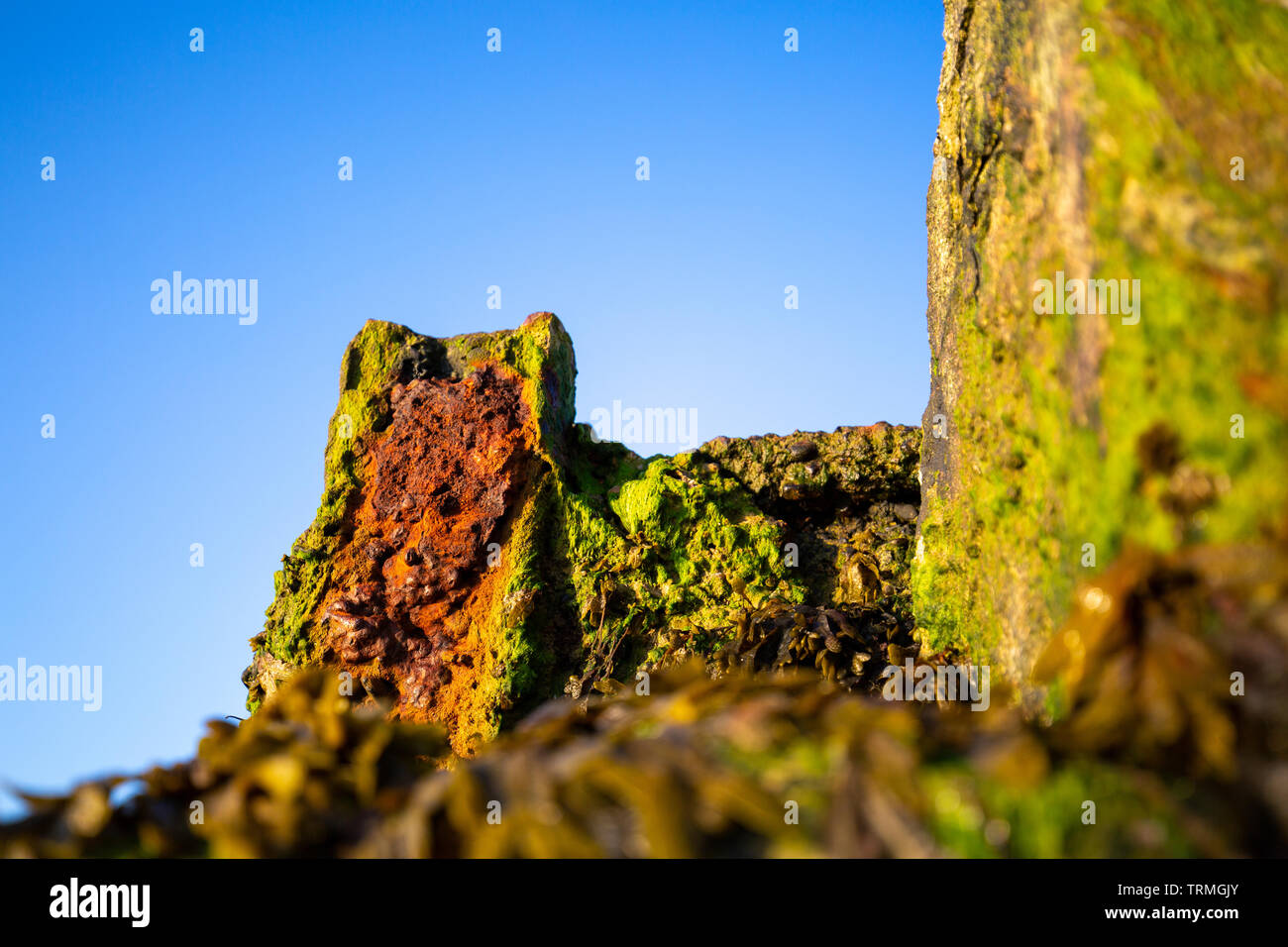 Broken seawall hi-res stock photography and images - Alamy