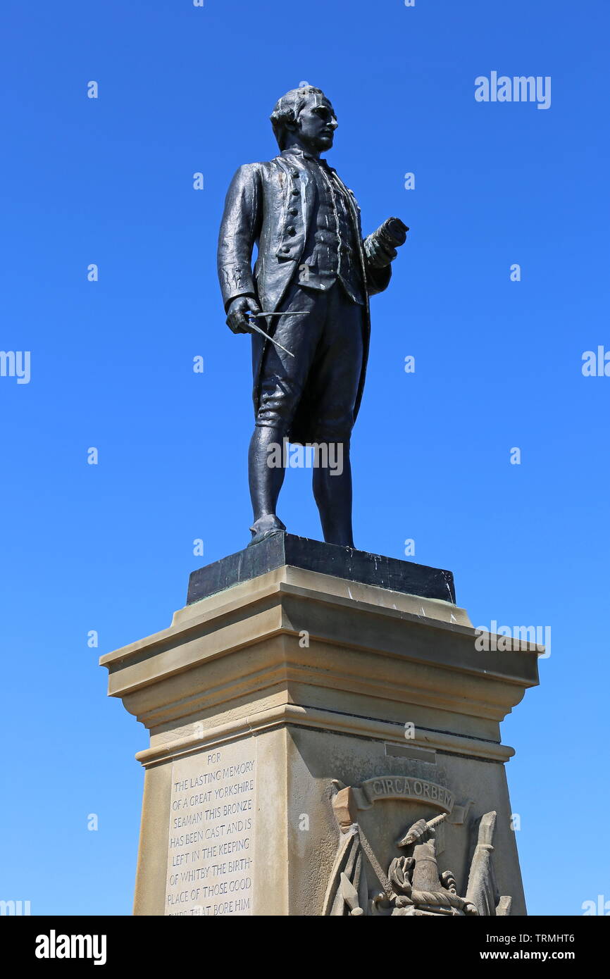 Captain Cook Memorial, West Cliff, Whitby, Borough of Scarborough ...