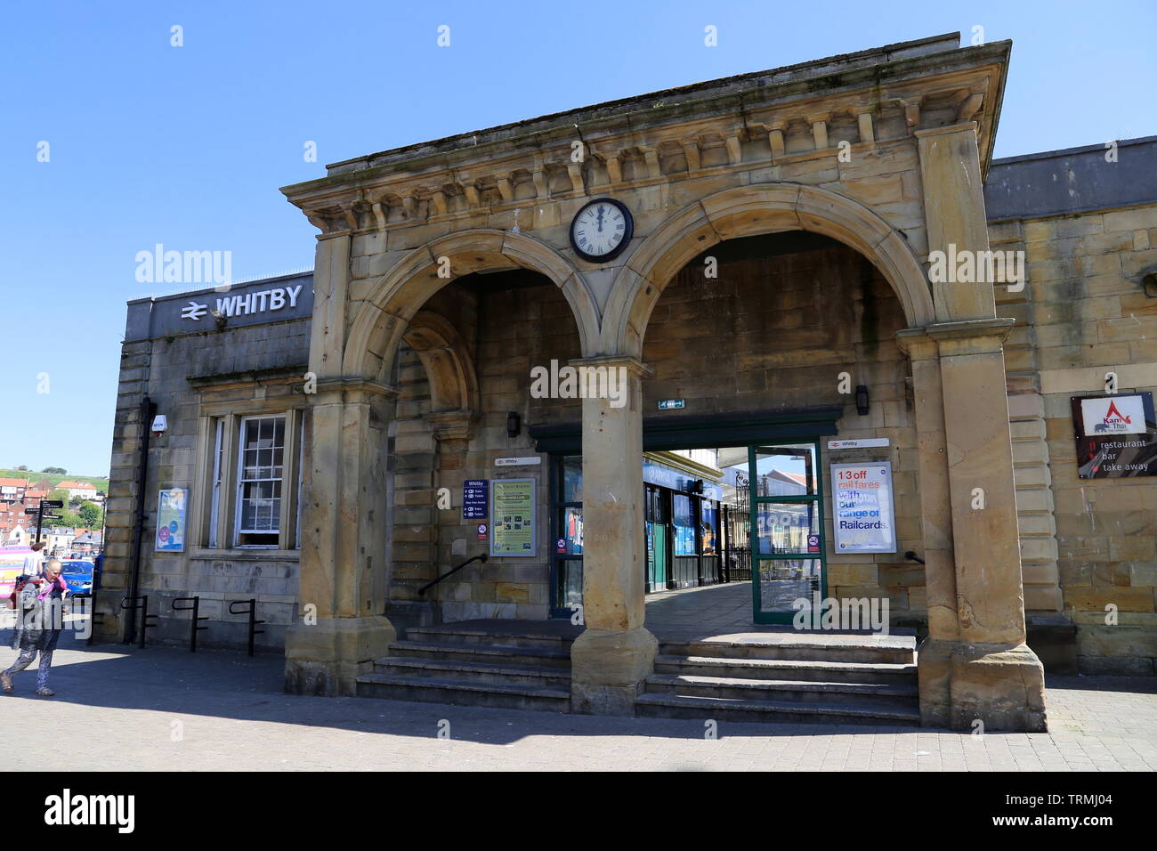 Whitby rail station hi-res stock photography and images - Alamy