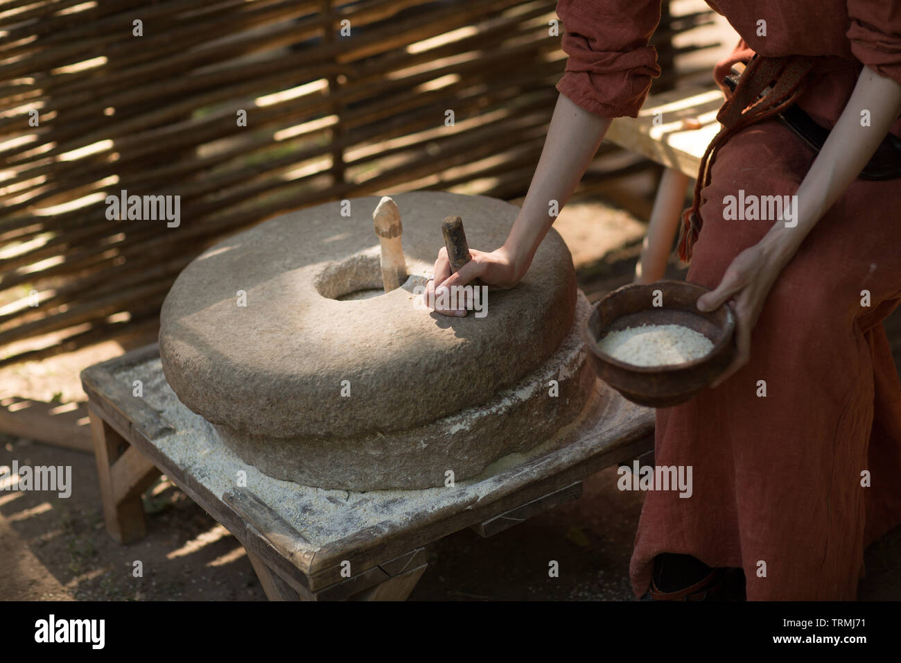 Medieval millstone hi-res stock photography and images - Alamy