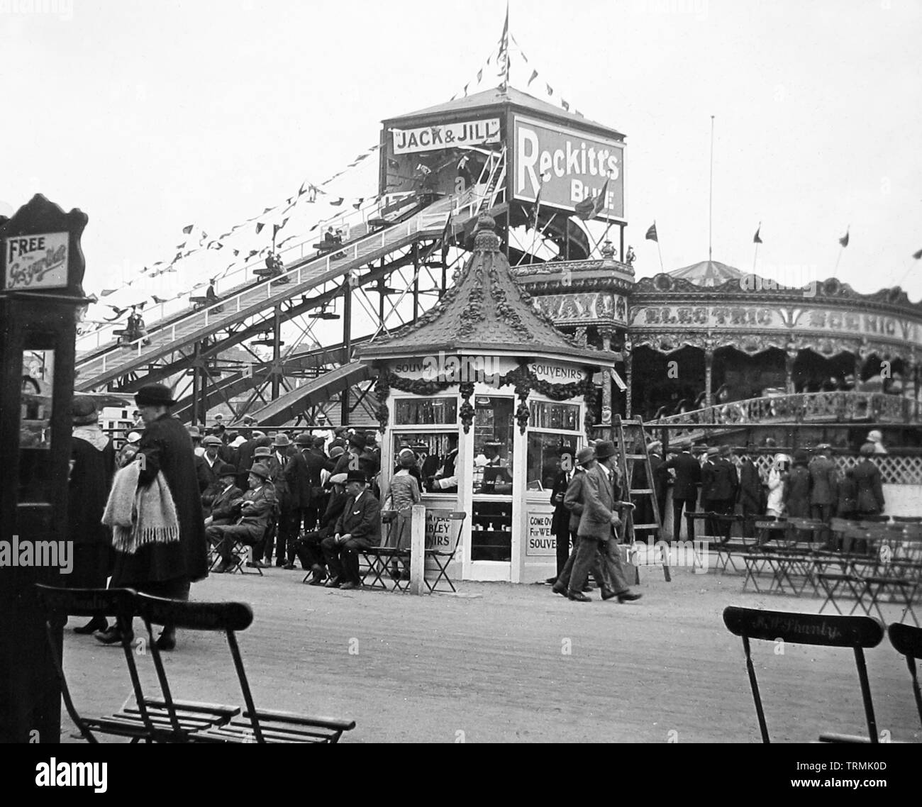 British empire exhibition at wembley in 1924 Black and White Stock ...