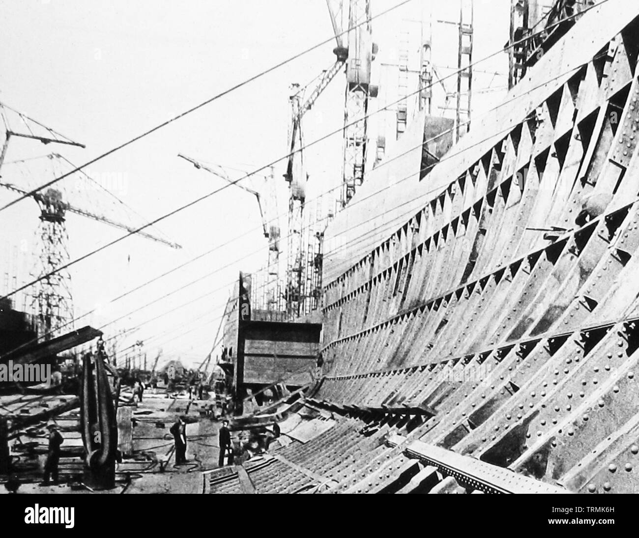 Cunard White Star Line High Resolution Stock Photography and Images - Alamy