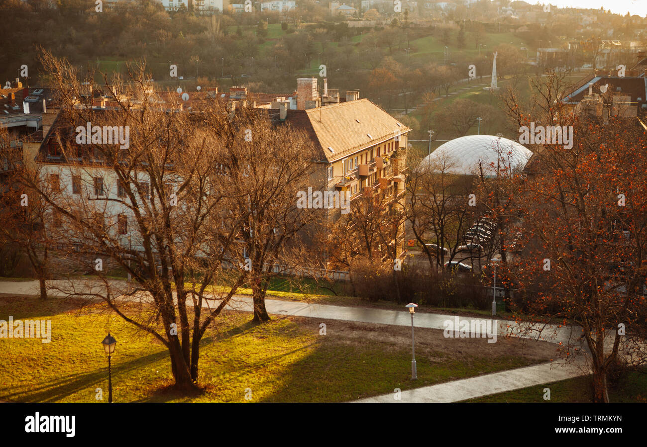 View from Buda castle in Budapest Stock Photo - Alamy